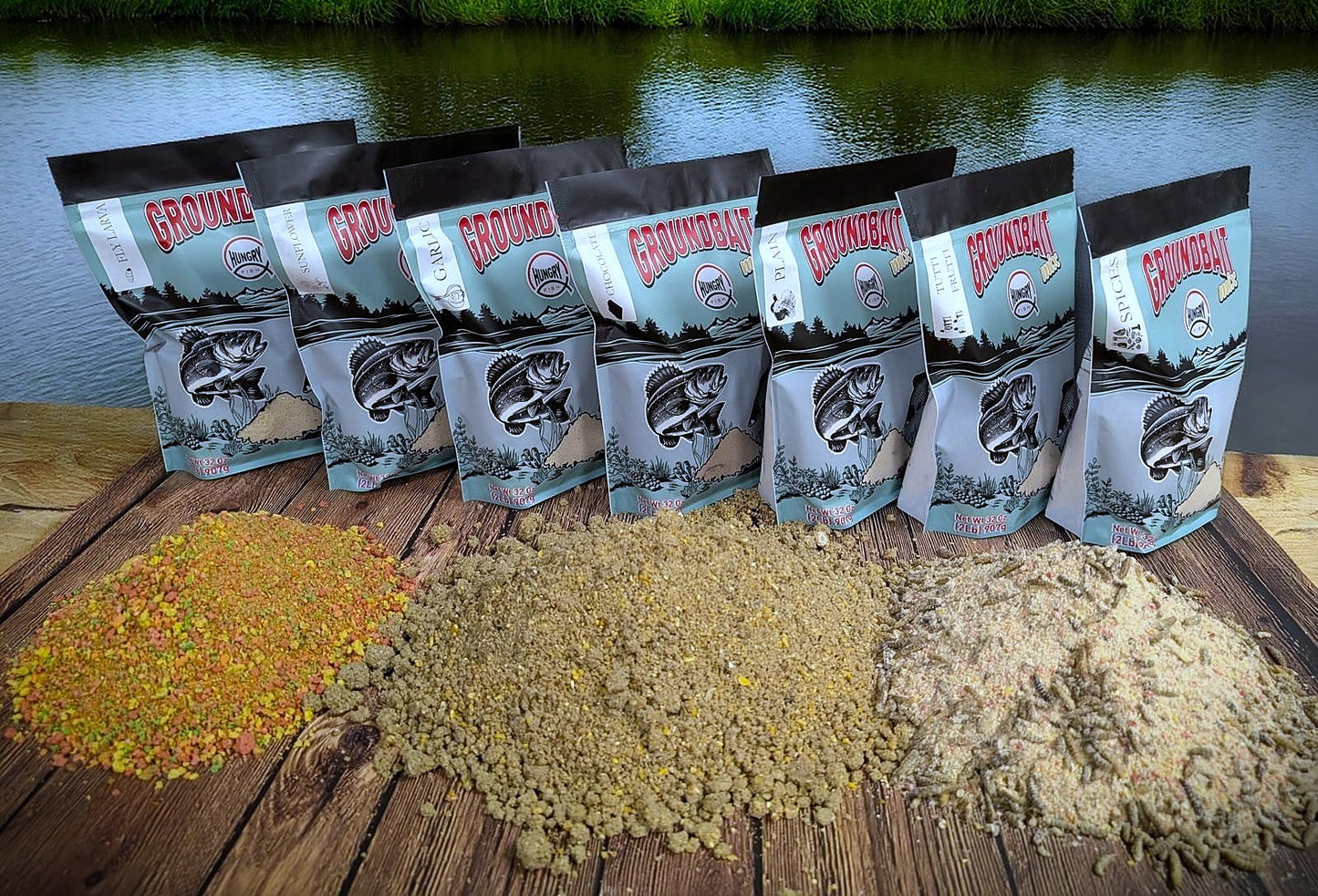 HungryFish GroundBait Mix - ( Hemp )